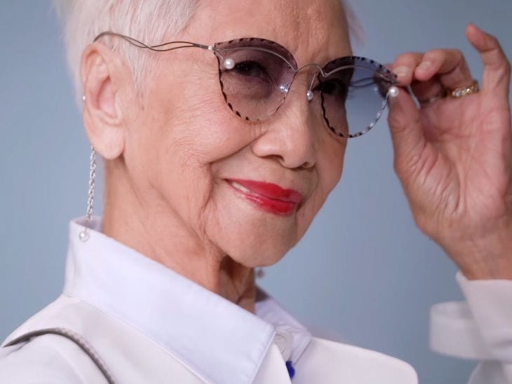 93-year-old model Alice Pang